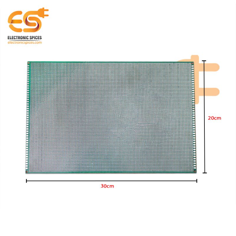 Buy Copper clad double side printed circuit board pack of 1pcs