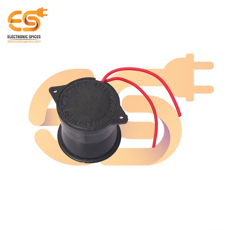 Buy 220V AC Cylindrical Piezoelectric beep buzzer pack of 2pc