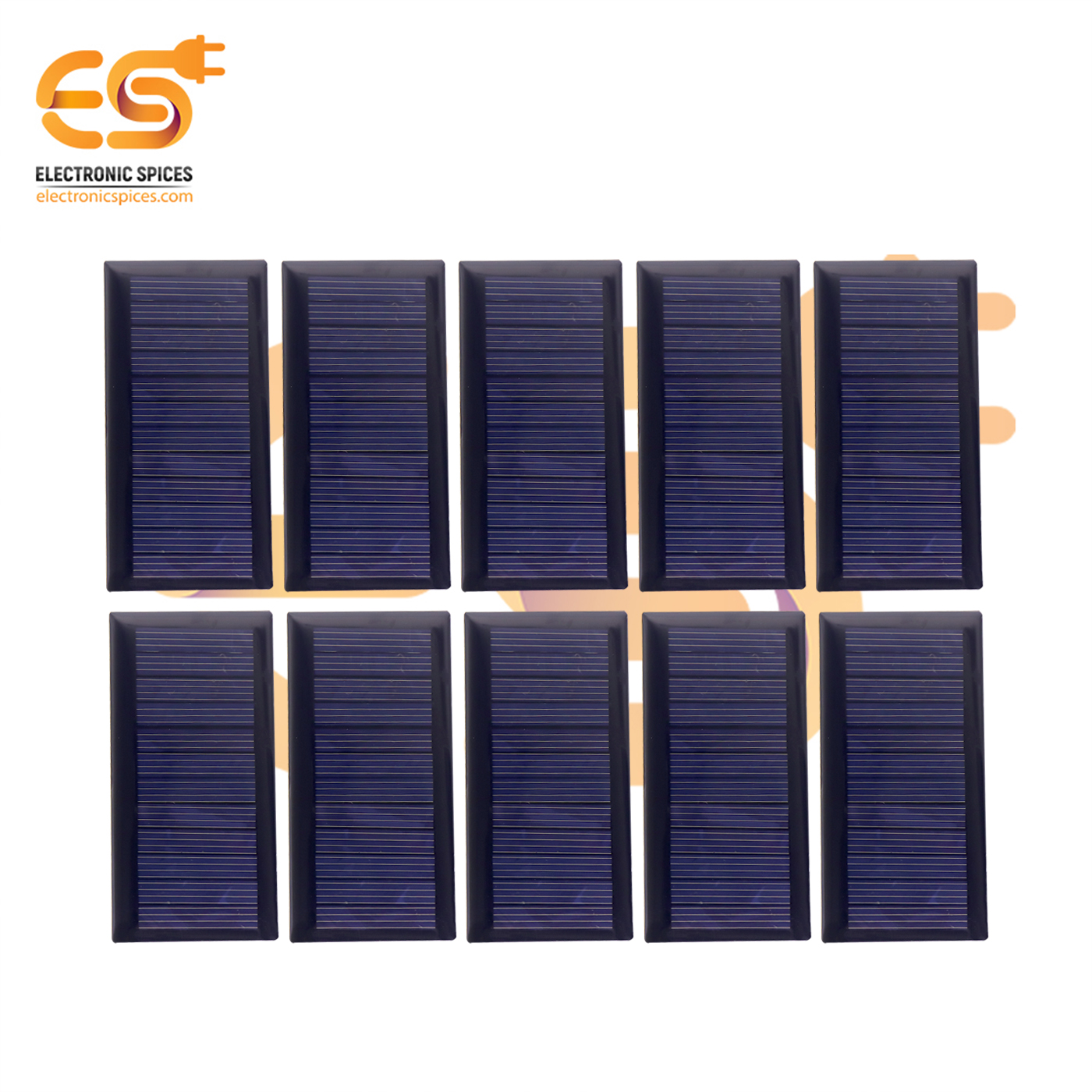 Buy 6V 60mAh rectangle shape polycrystalline mini epoxy solar panels