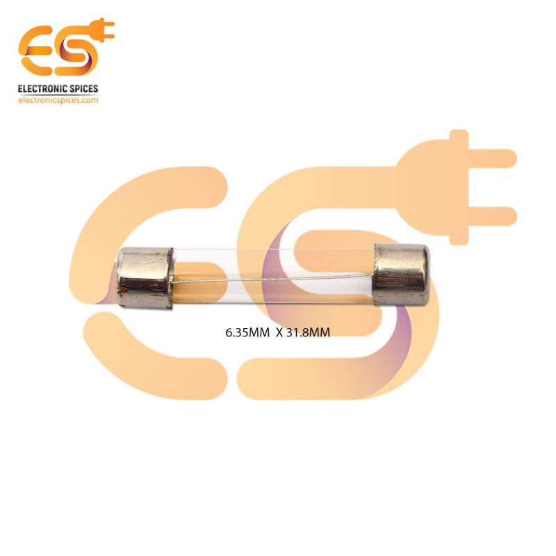 Buy 1A 250V Fast acting glass tube cartridge fuse pack of 20pcs