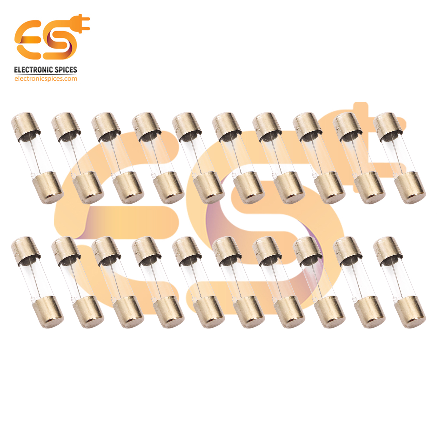 Buy 1A 250V Fast acting glass tube cartridge fuse pack of 20pcs