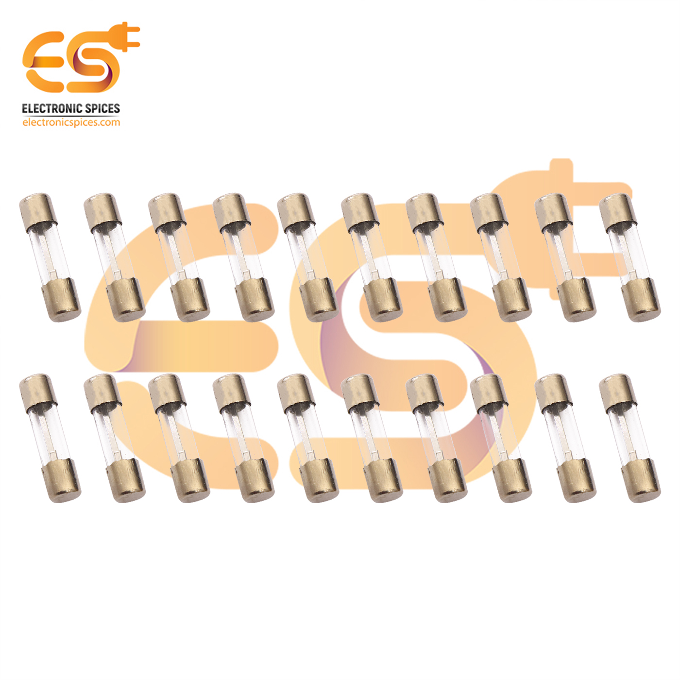 Buy 15A 250V Fast acting glass tube cartridge fuse pack of 20pcs