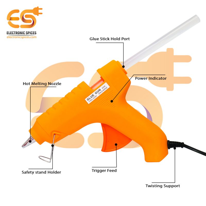 Buy 40watt High quality Yellow color Hard plastic body stainless steel ...