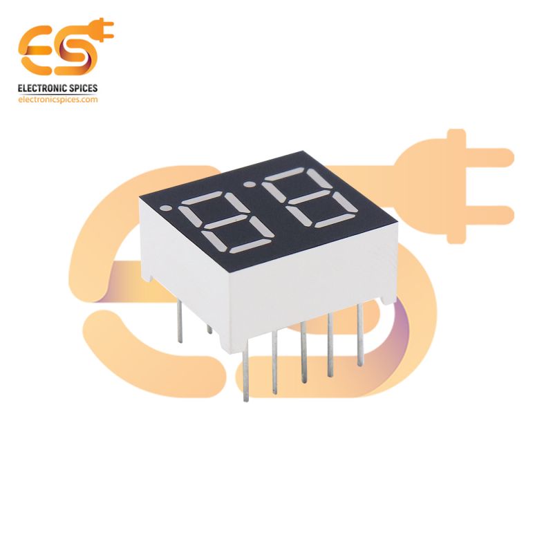 Buy 0.3 inch 2 digit Red display color 7 segment LED display COMMON ...