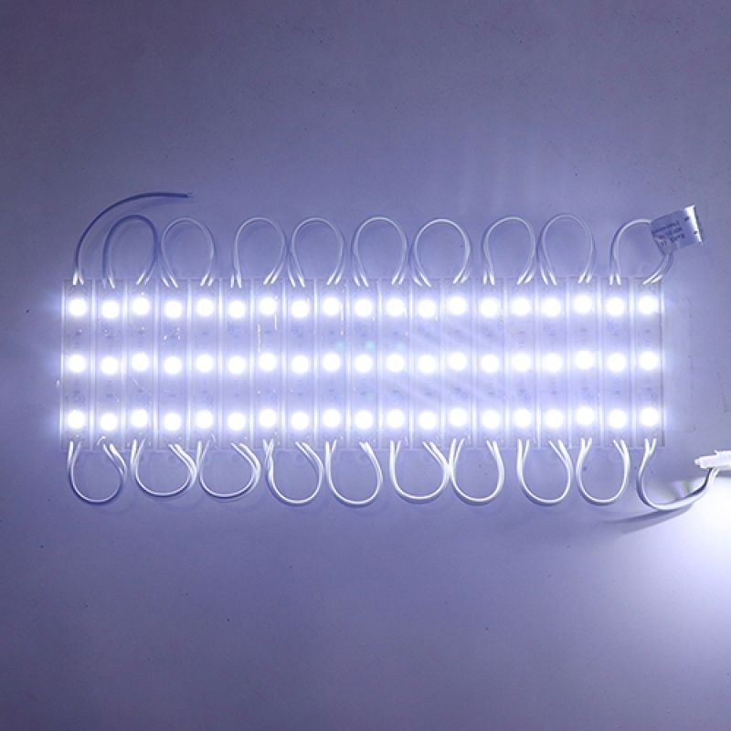 Buy 5054 Bright White Color 1W 12V High Power 3 SMD LED Modules Pack of ...