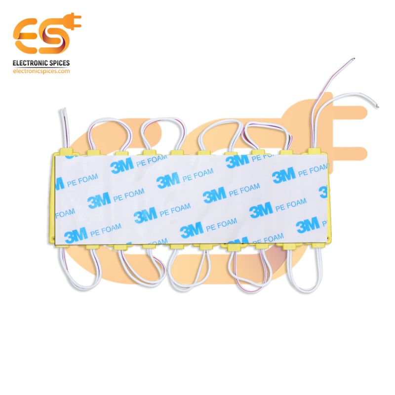 Buy 12V 2W Bright Yellow Color Waterproof LED Modules pack of 100pcs