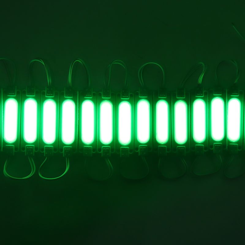 Buy 12V 2W Bright Green Color Waterproof LED Module pack of 10pcs