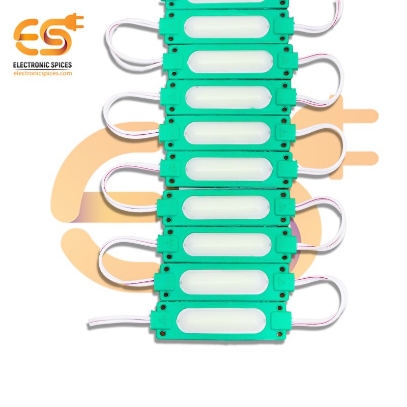 Buy 12V 2W Bright Green Color Waterproof LED Modules pack of 100pcs