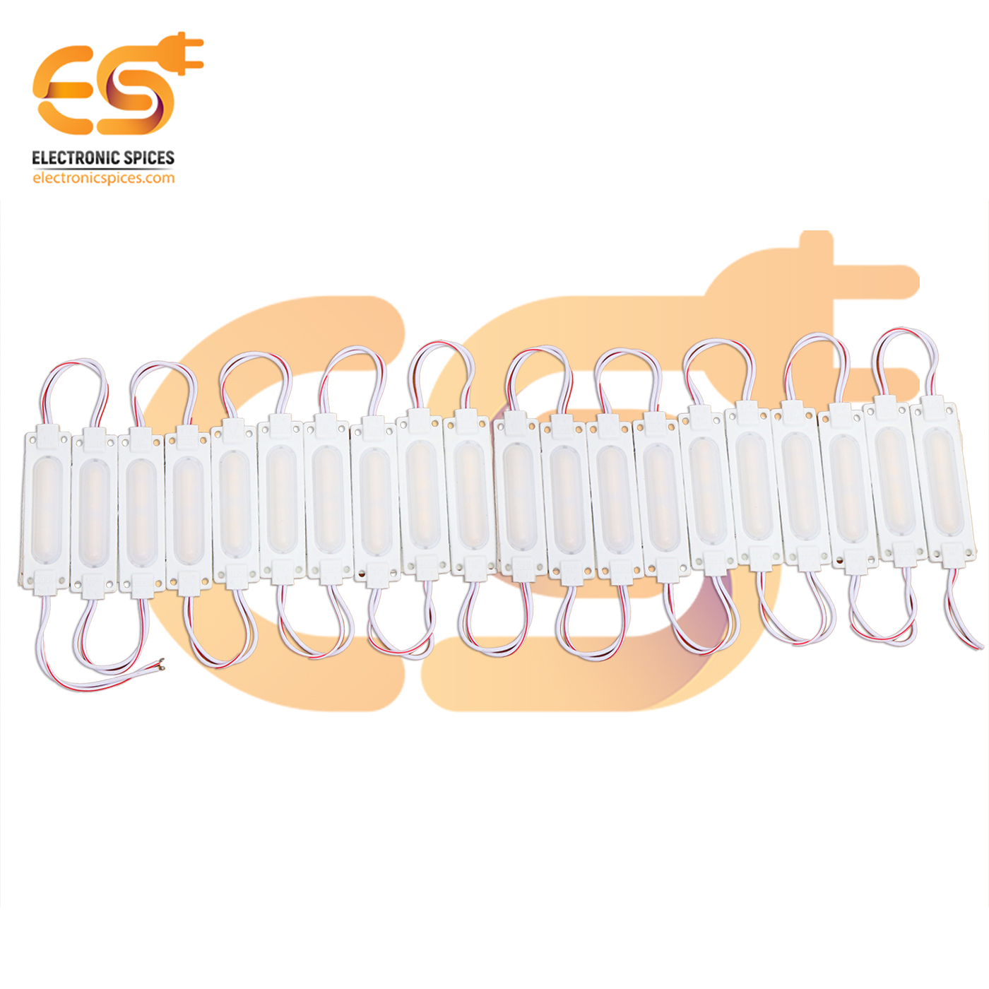 Buy 12V 2W Bright Warm White Color Waterproof LED Module pack of 50pcs