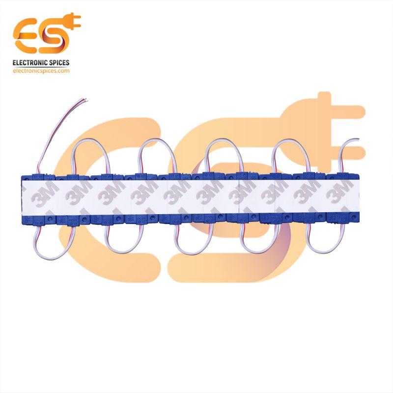 Buy 12V 2.4W Bright Blue Color Waterproof LED module pack of 50pcs