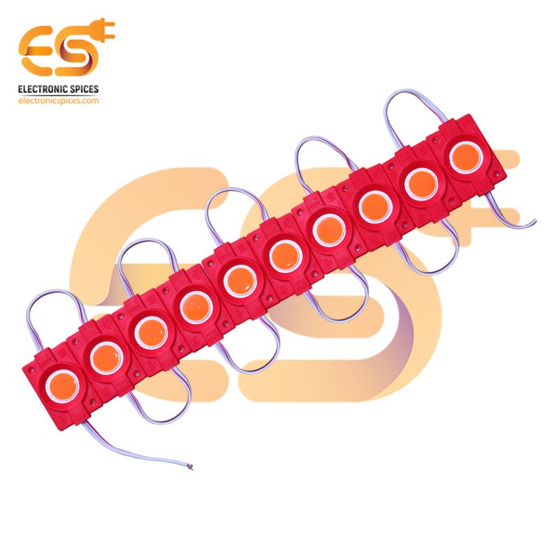Buy 12V 2.4W Bright Red Color Waterproof LED Module pack of 10pcs