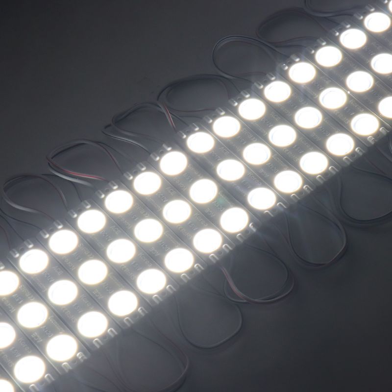 Buy 12V 1.5W Bright White Color Waterproof 3 LED Module pack of 10pcs