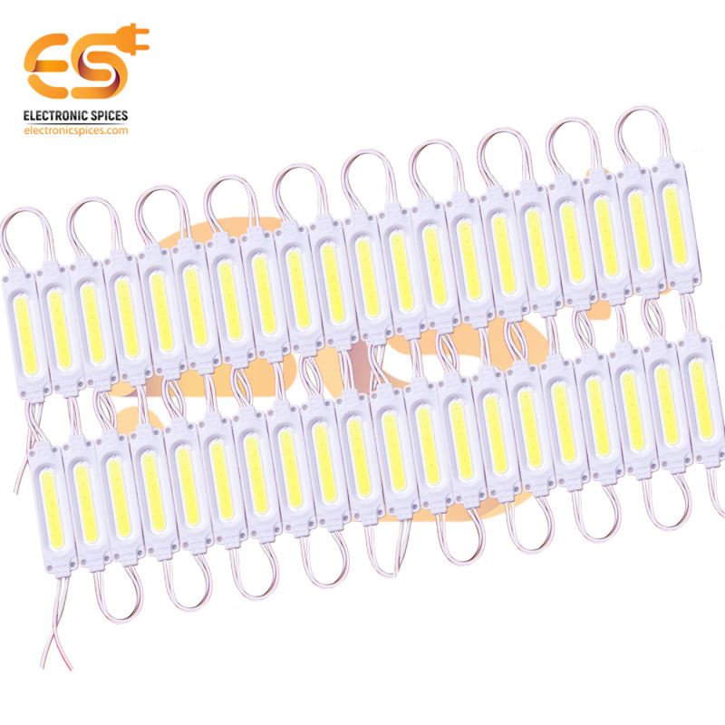 Buy 12V 1.5W Bright White Color Waterproof 6 LED Modules pack of 100pcs