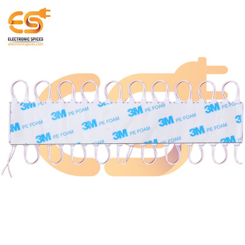 Buy 12V 1.5W Bright White Color Waterproof 6 LED Modules pack of 100pcs
