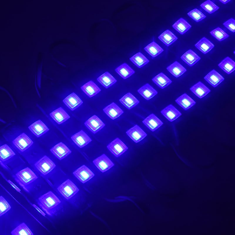 Buy 12V 2W Bright Blue Color Waterproof 5630 3 LED Module Pack of 10pcs