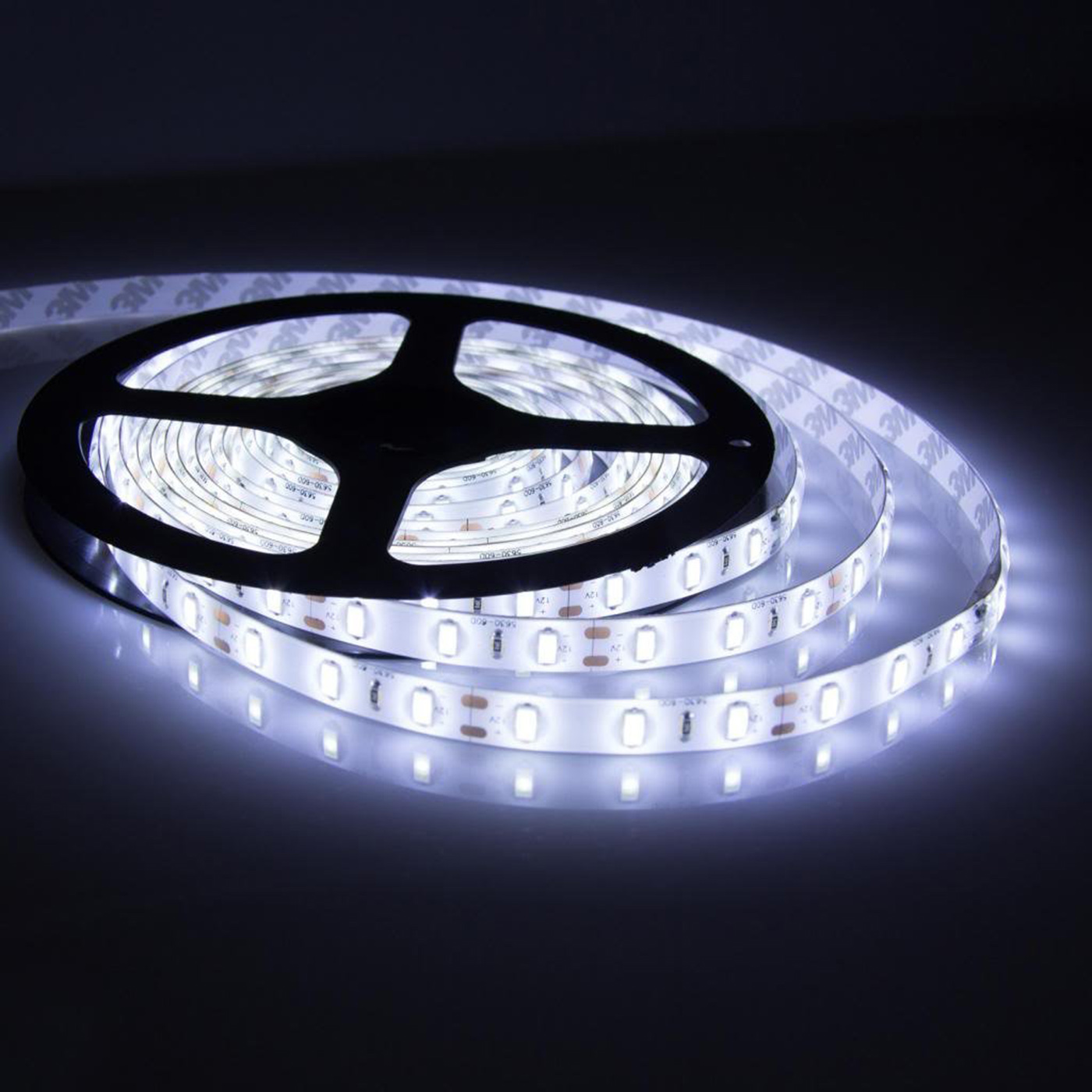 Buy 12V DC White Color Waterproof 5050 SMD LED Strip roll of 5 Meter