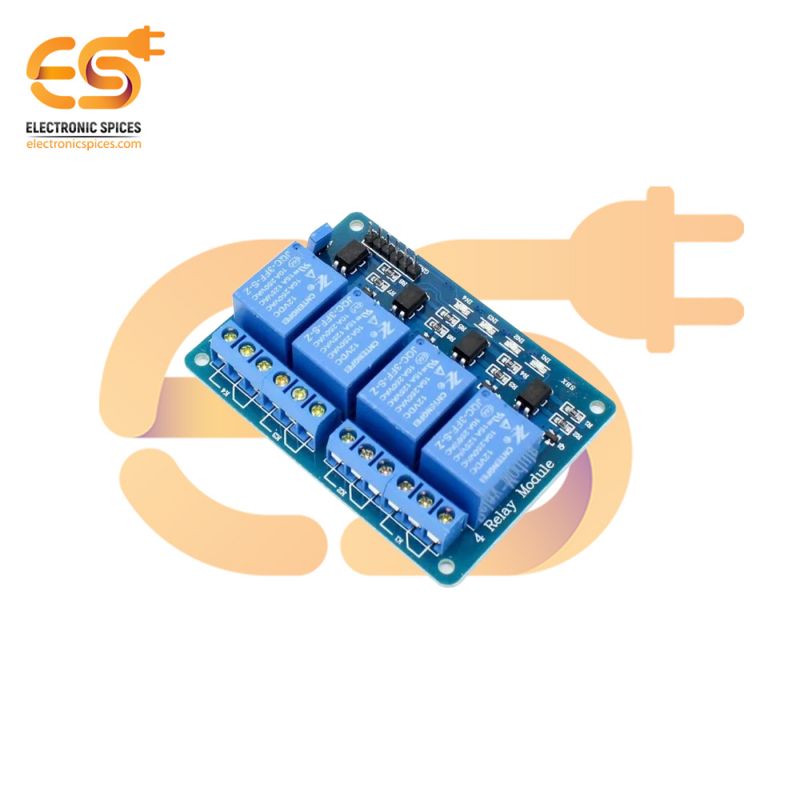 Buy 12V 4 Channel Relay Module with Light Coupling