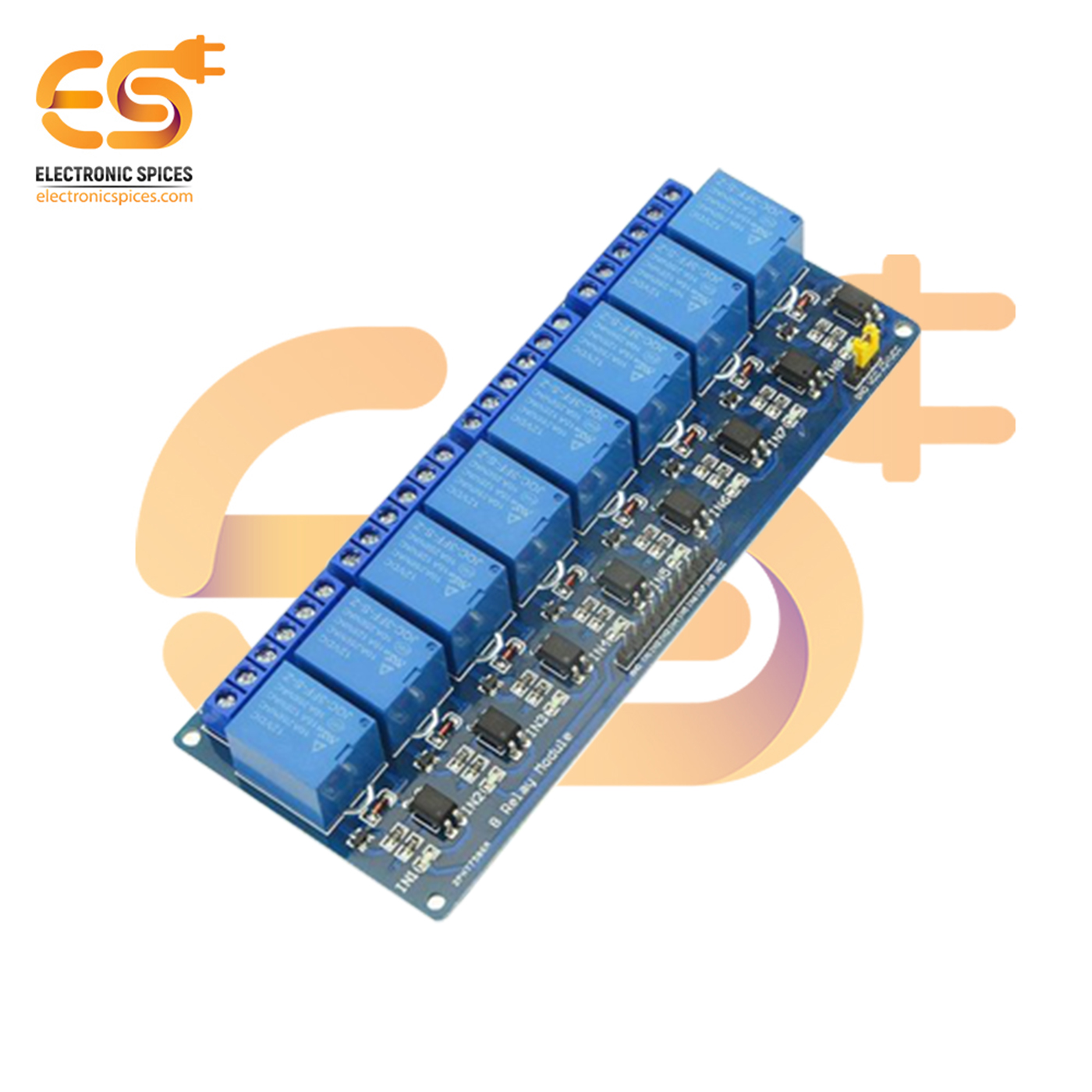 Buy 12V 8 channel relay module with light coupling