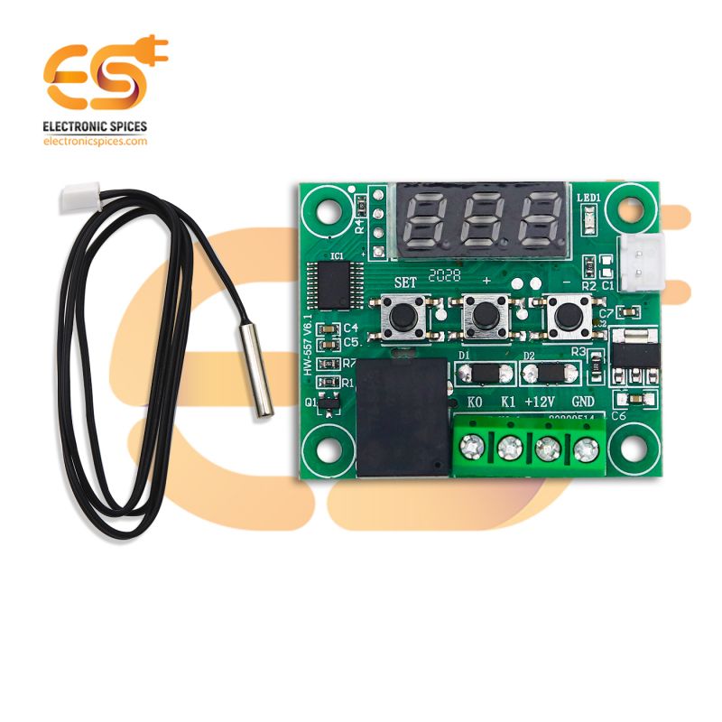 Buy Combo of temperature controller with 12V DC exhaust cooling fan