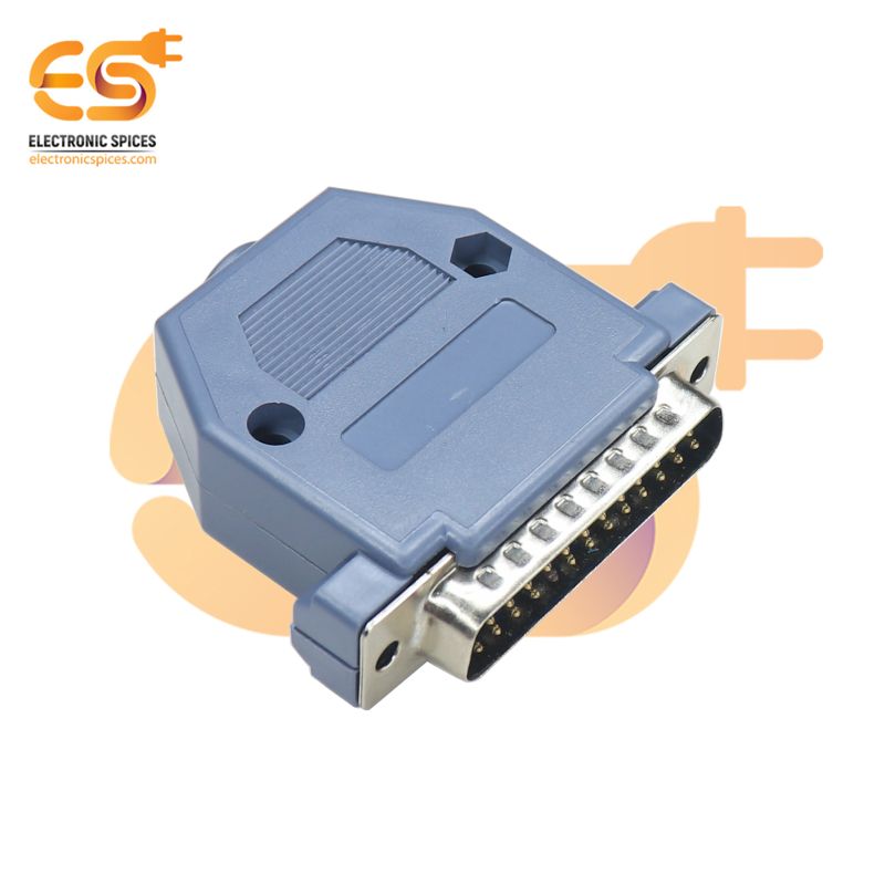 Buy DB-25 25 pin D-sub miniature male connector with backshell