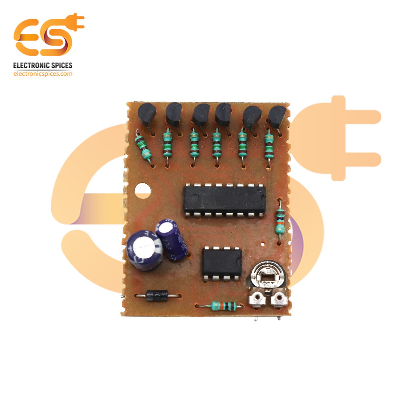 Buy 6 channel LED chaser circuit with adjustable speed