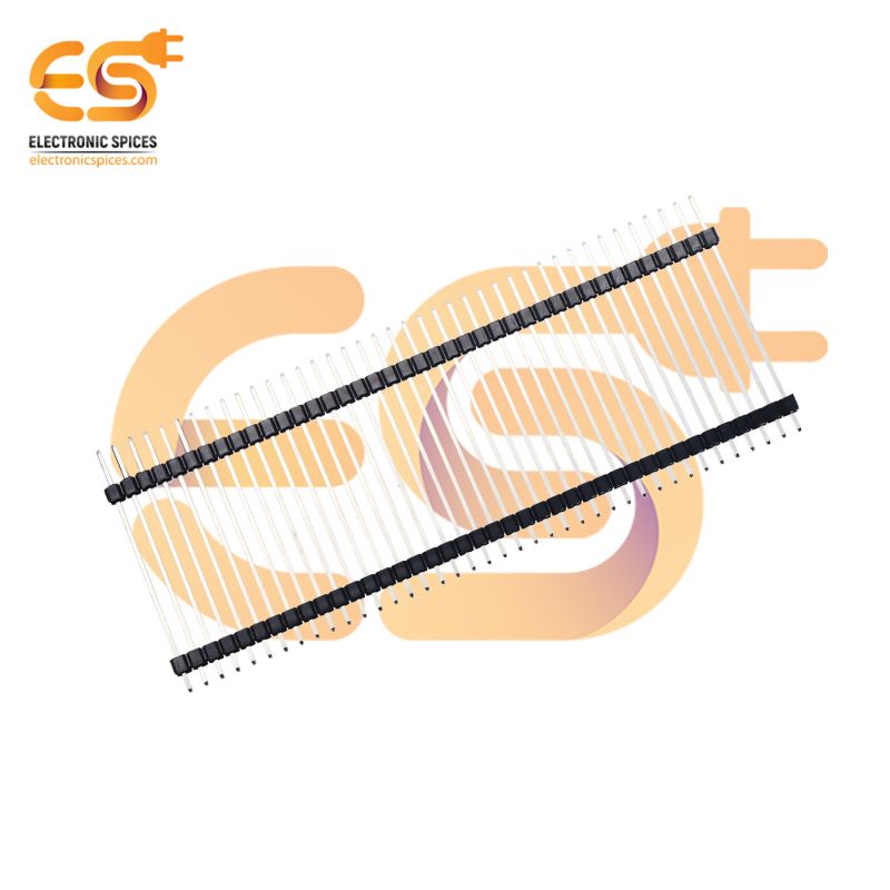 Buy 40 mm Male Berg Strip 1*40 Pin headers pack of 100 sticks