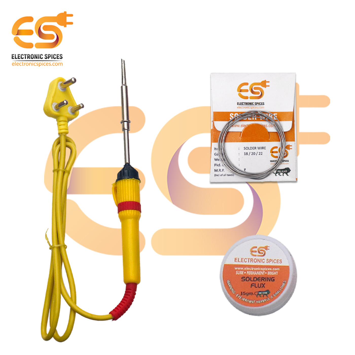 Buy 3 in 1 25 watt soldering iron, flux and soldering wire