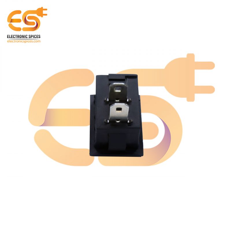 Buy KCD 002 6A 250V AC 2 pin SPST Blue plastic rocker switch
