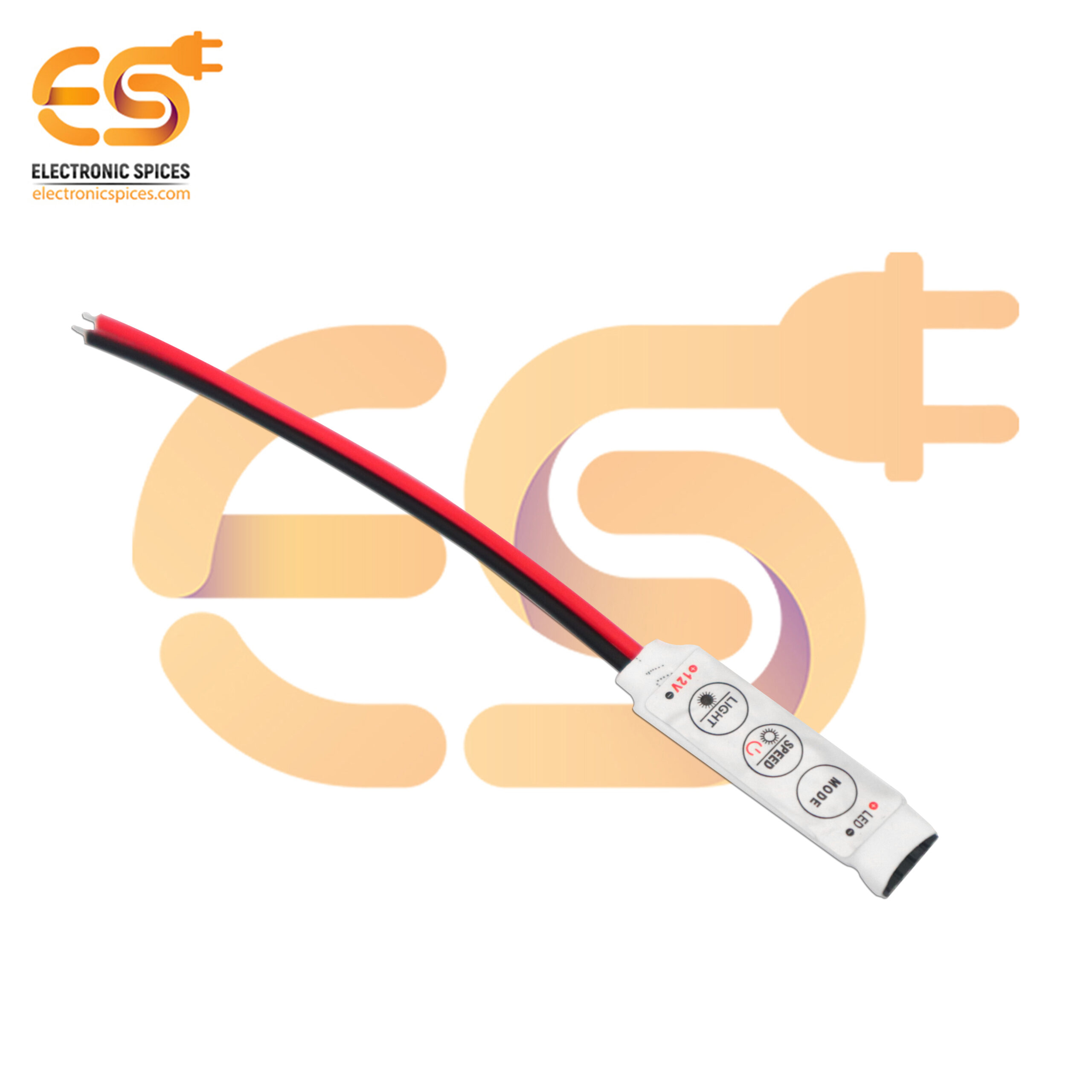 Buy 3 Keys 12V LED Mini RGB amplifier controller for Single 5050 3528 ...