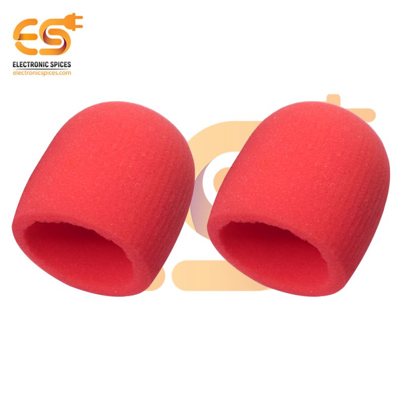 Buy Microphone cover Red color foam mic covers windscreen suitable for ...