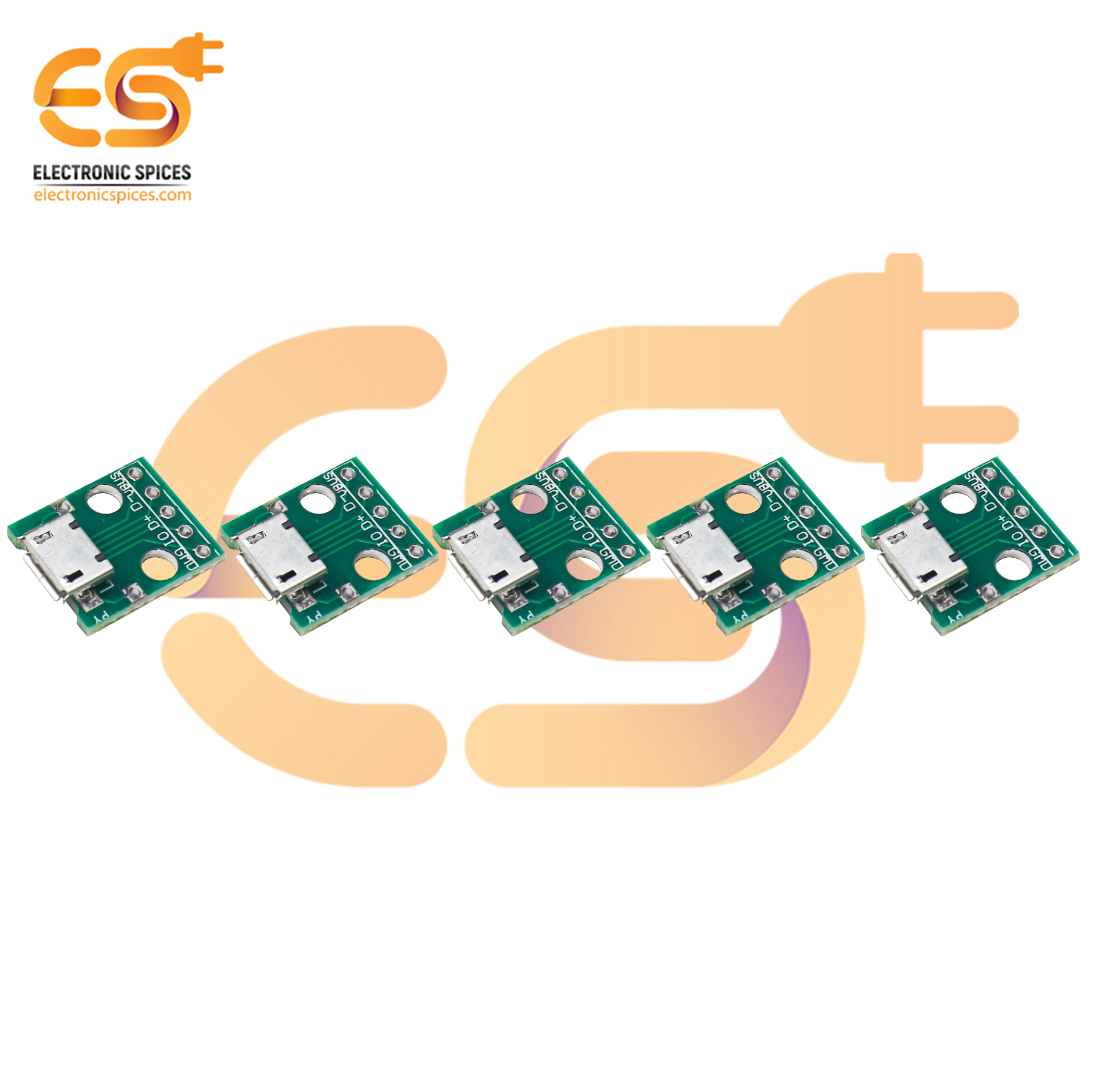 Micro USB B Type Mike Patch Straight Plug Adapter Plate Welding Head ...