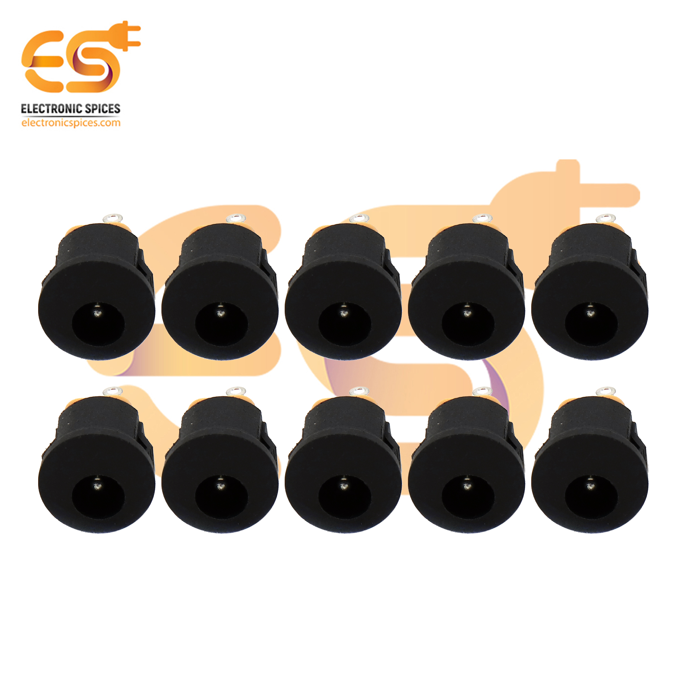 Buy 3.5mm Female jack 3 pin Push Panel mount DC power connectors