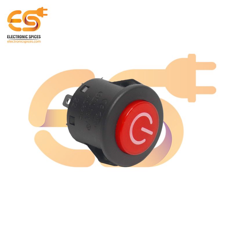Buy SPCO ON/OFF/ON 3 pin self lock push button switches