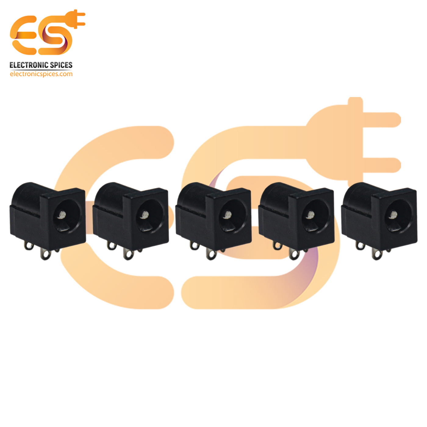 Buy 3.5mm Female jack 3 pin PCB Panel mount DC sockets power connector