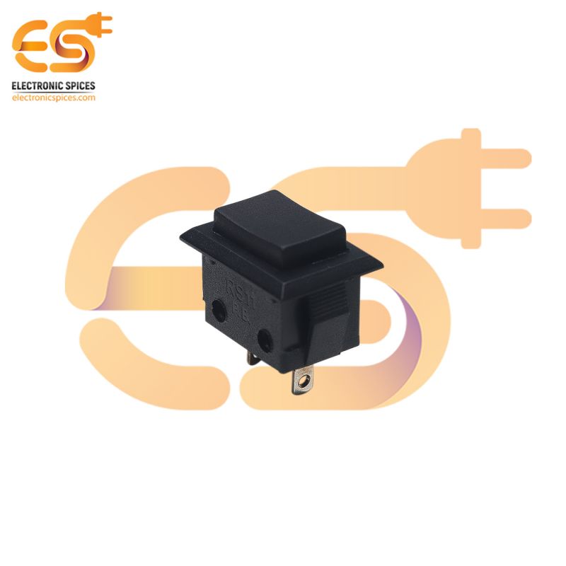Buy SPST momentary heavy duty rectangle shape Black color Push buttons ...