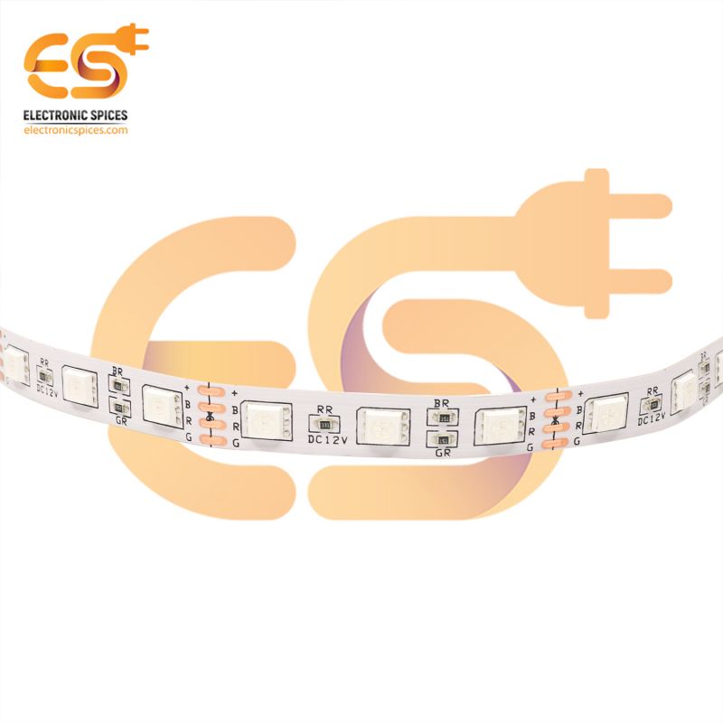 Buy DC Multi color 5050 SMD LED RGB strip with IR sensor and Remote