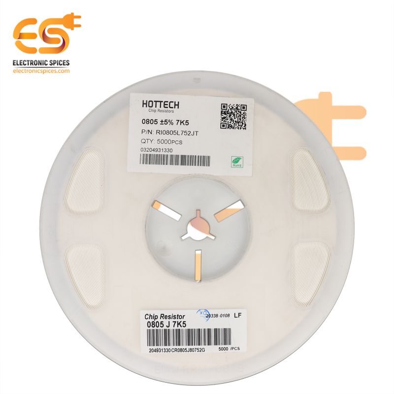 Buy 7.5K ohm 0805 High power SMD thick film chip resistors