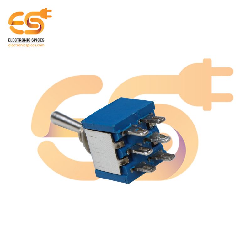 Buy 3A 125V 6 pin dptd metal body mini toggle switches