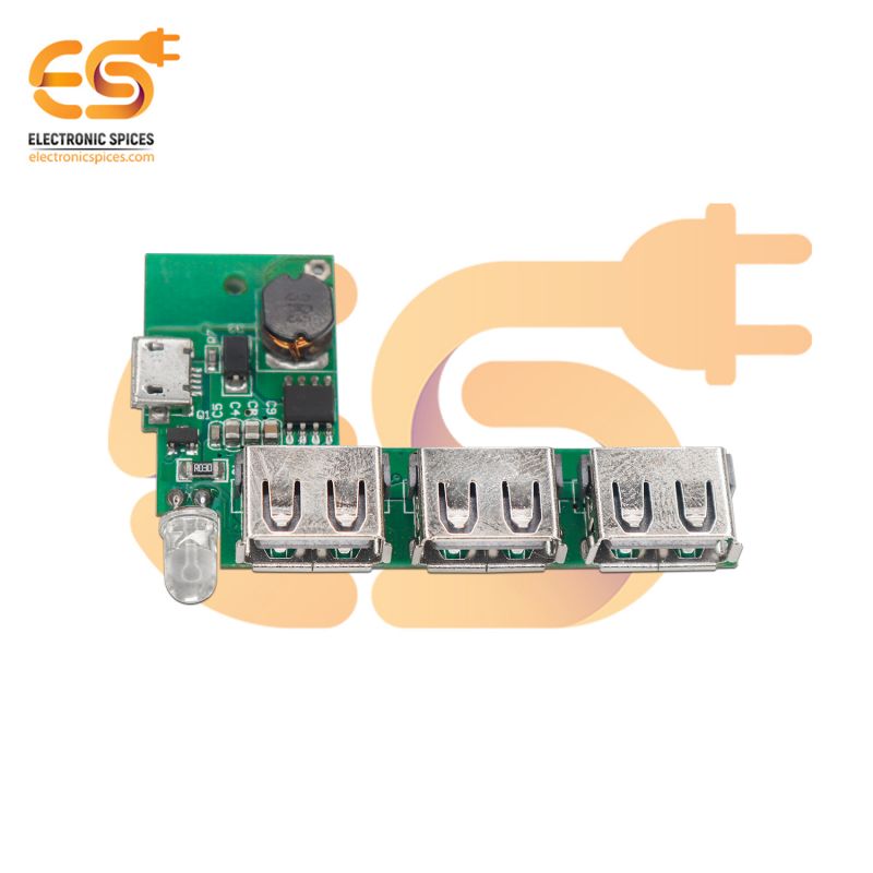 Buy 3 USB 5V 2A Mobile power bank charger controller module