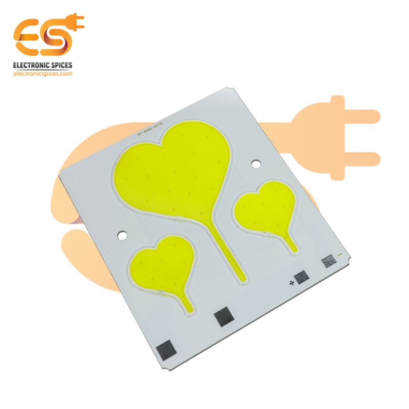 12V 15Watt DC LED Heart shape High brightness LED Aluminum Yellow bead ...