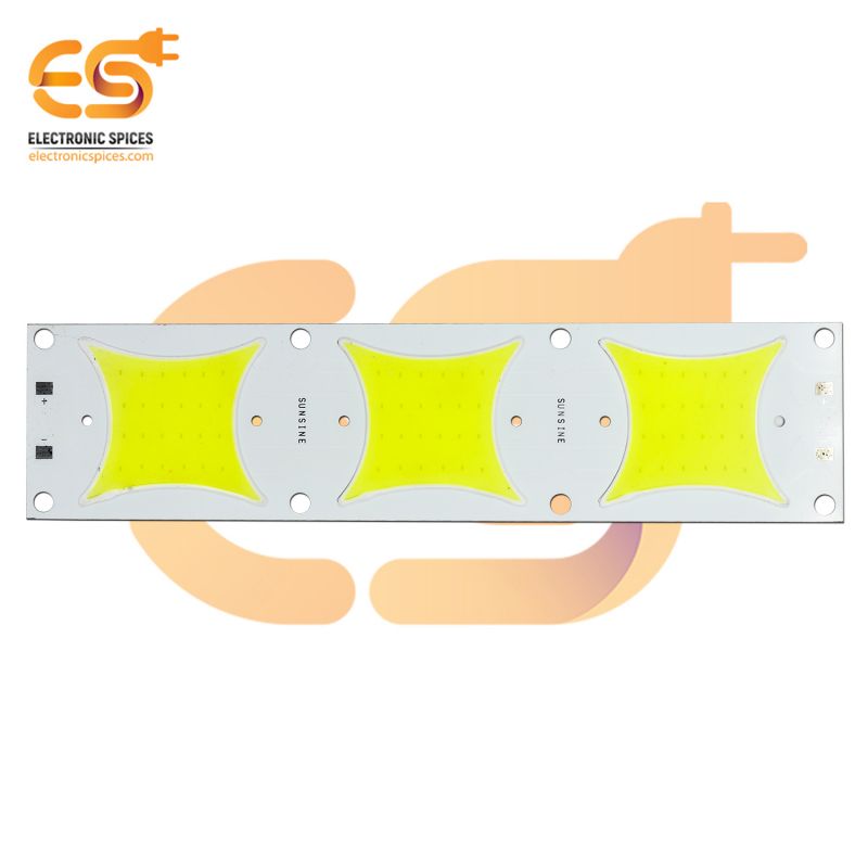 12V 30Watt DC LED Rhombus shape High brightness LED Aluminum Yellow ...