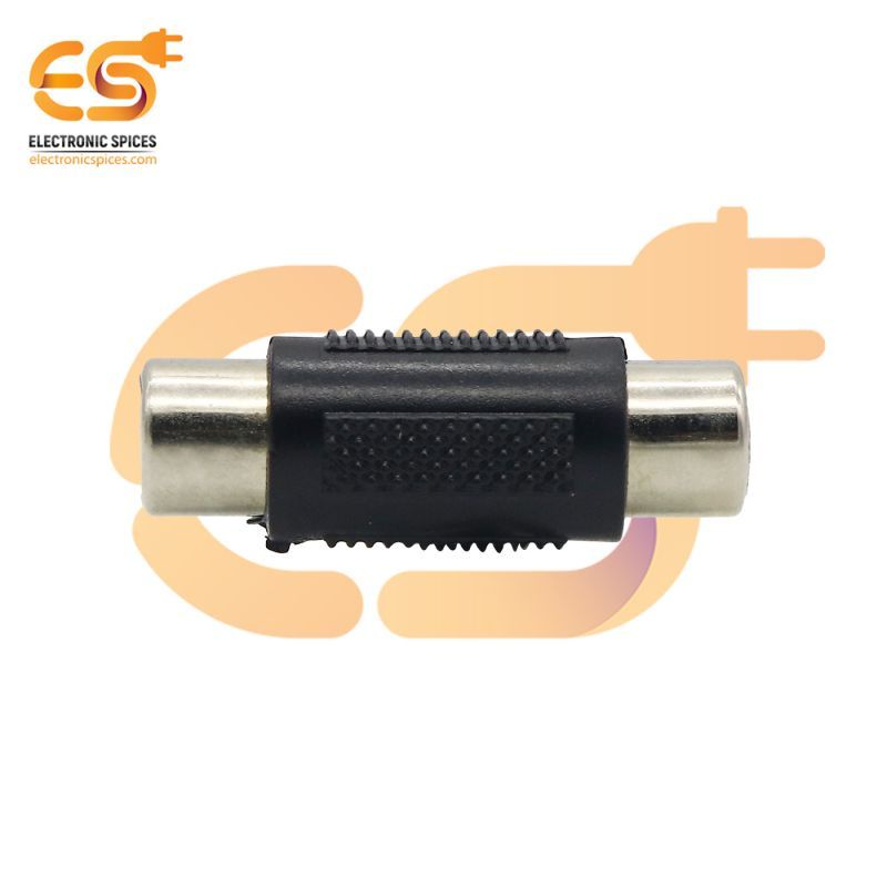 Buy Single RCA coupler female to female audio connector pack of 5pcs