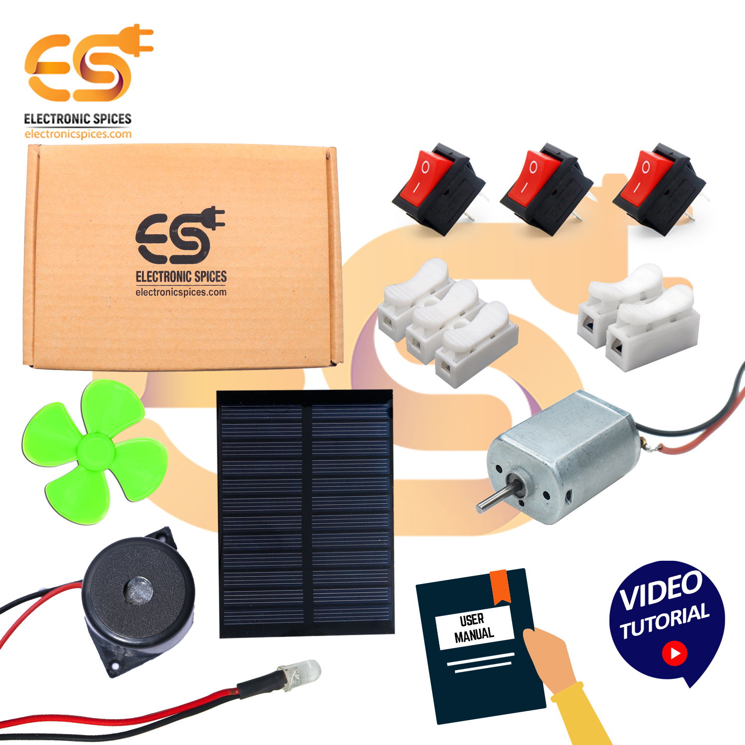 Buy Diy Mini Home Solar Project Kit |Electronicspices