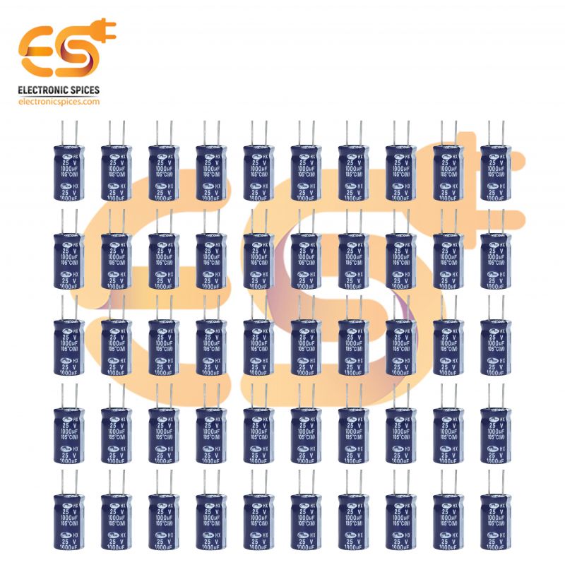 Buy 25V Electrolytic capacitors |Electronicspices