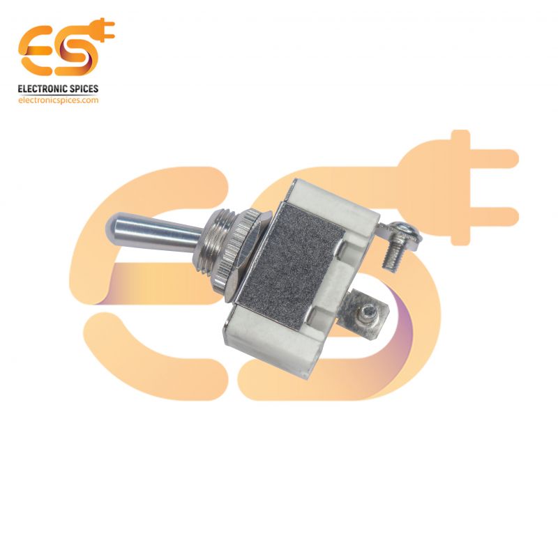 10A 250V 2-Pin Mini Toggle Switch ON/OFF (White) - 50pcs | Electronics ...