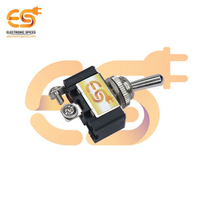 Buy 6A 250V 2-Pin Mini Toggle Switch ON/OFF (Black) - 20pcs ...