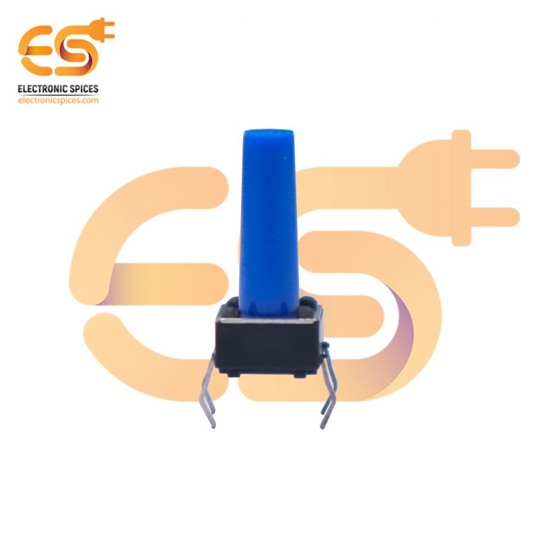 Buy 6 x 6 x 14mm Blue Color Tactile Momentary Push Buttons