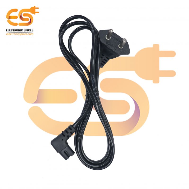 Buy 6A- 250V 2- Pin Power Cable Copper Cord- L Shape Adapter Charger ...