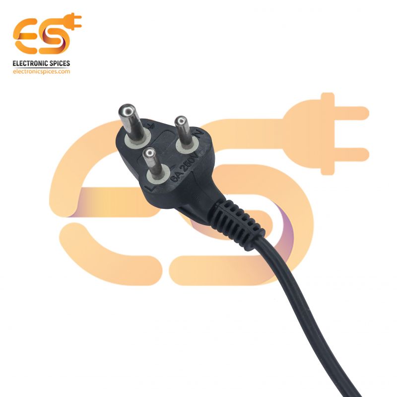 3 pin power supply, AC extension cord, power cable | Electronicspices