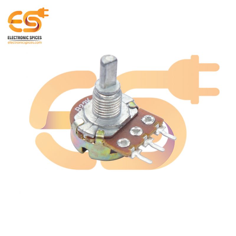 22K potentiometer D shaft handle 3 pin | Electronicspices
